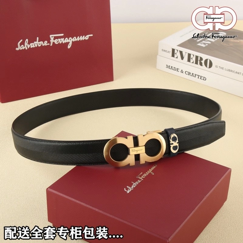 Brand-authenticated Ferragamo Belts