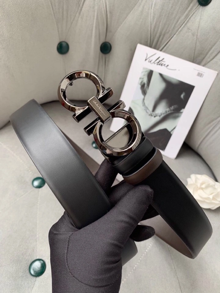 Brand-authenticated Ferragamo Belts