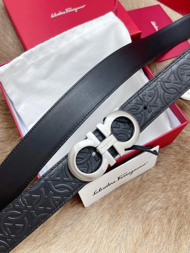 Brand-authenticated Ferragamo Belts