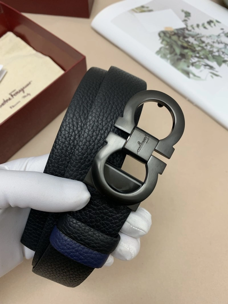 Brand-authenticated Ferragamo Belts