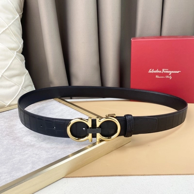 Brand-authenticated Ferragamo Belts