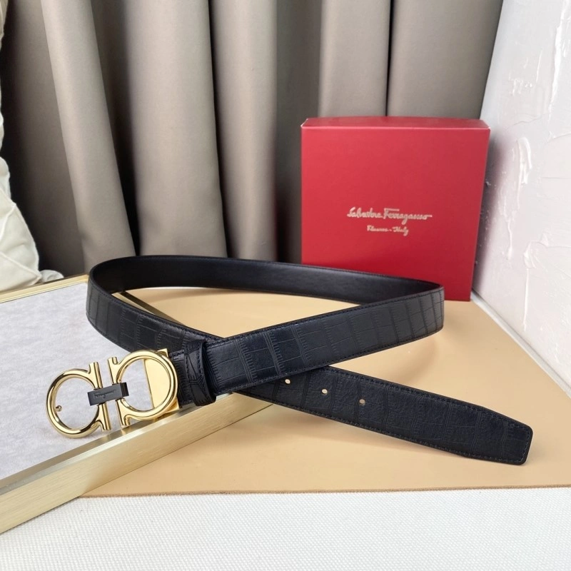 Brand-authenticated Ferragamo Belts