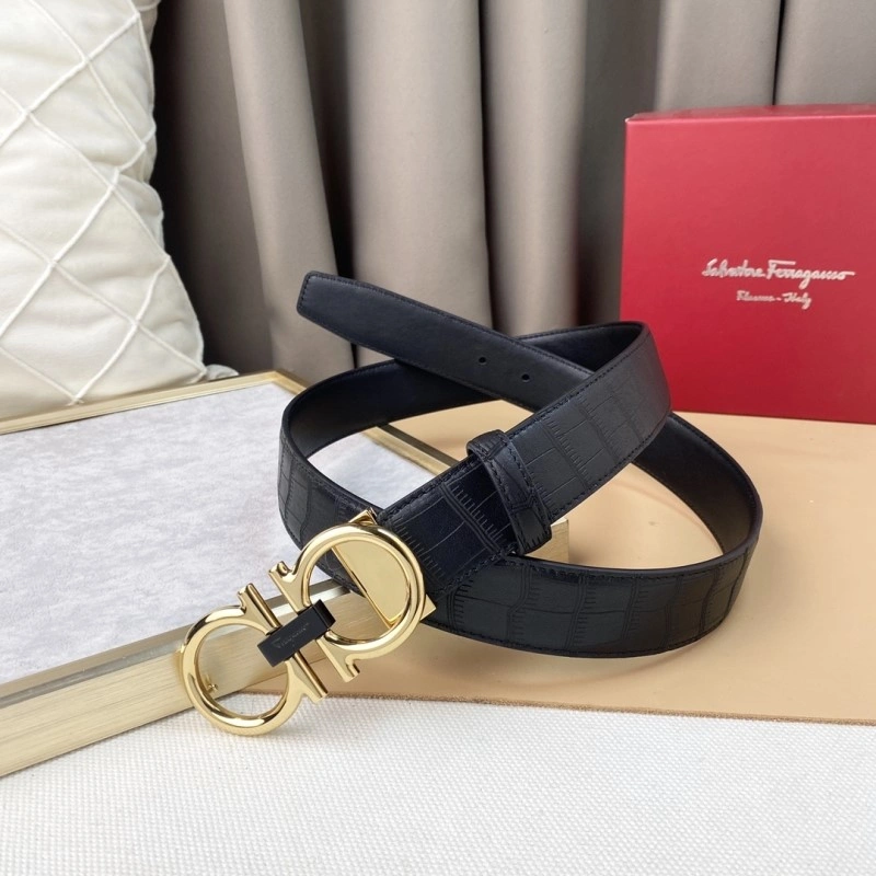 Brand-authenticated Ferragamo Belts