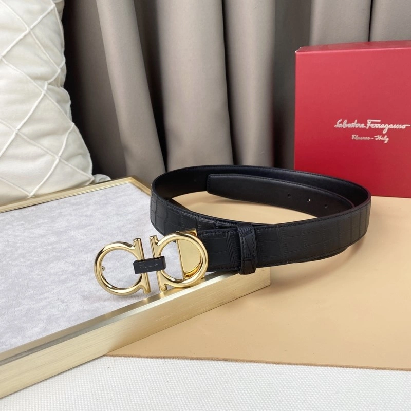 Brand-authenticated Ferragamo Belts