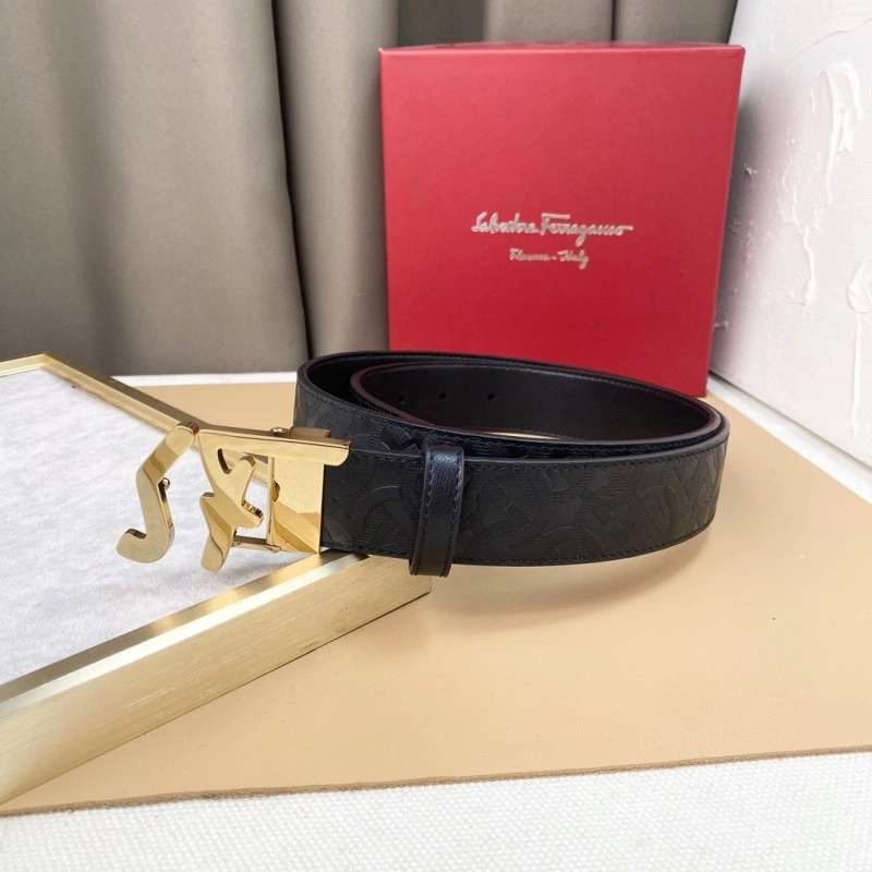 Brand-authenticated Ferragamo Belts