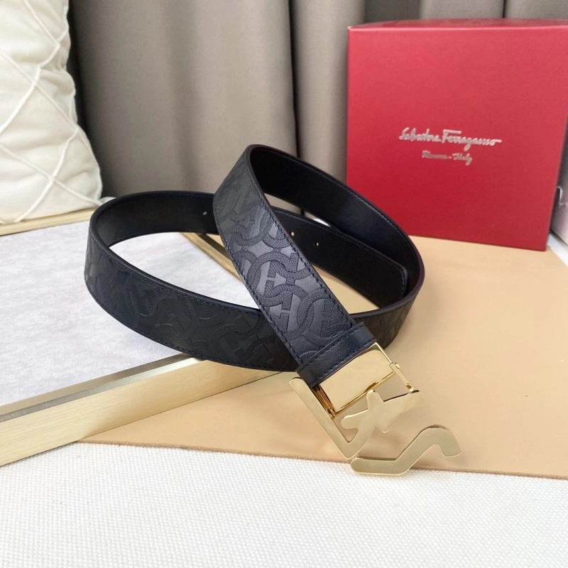 Brand-authenticated Ferragamo Belts