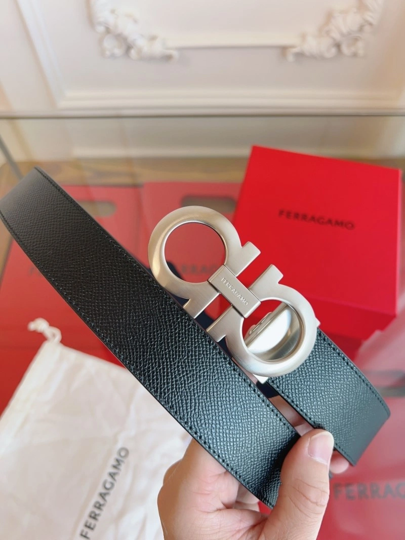 Brand-authenticated Ferragamo Belts