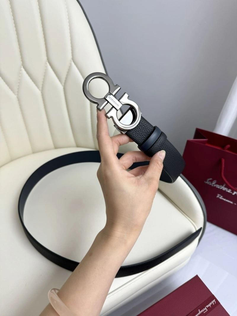 Brand-authenticated Ferragamo Belts