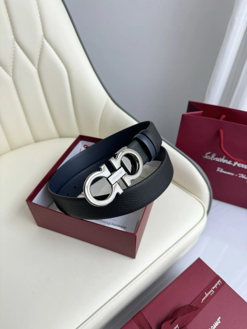 Brand-authenticated Ferragamo Belts
