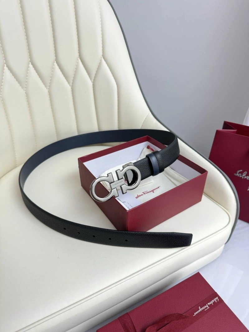 Brand-authenticated Ferragamo Belts