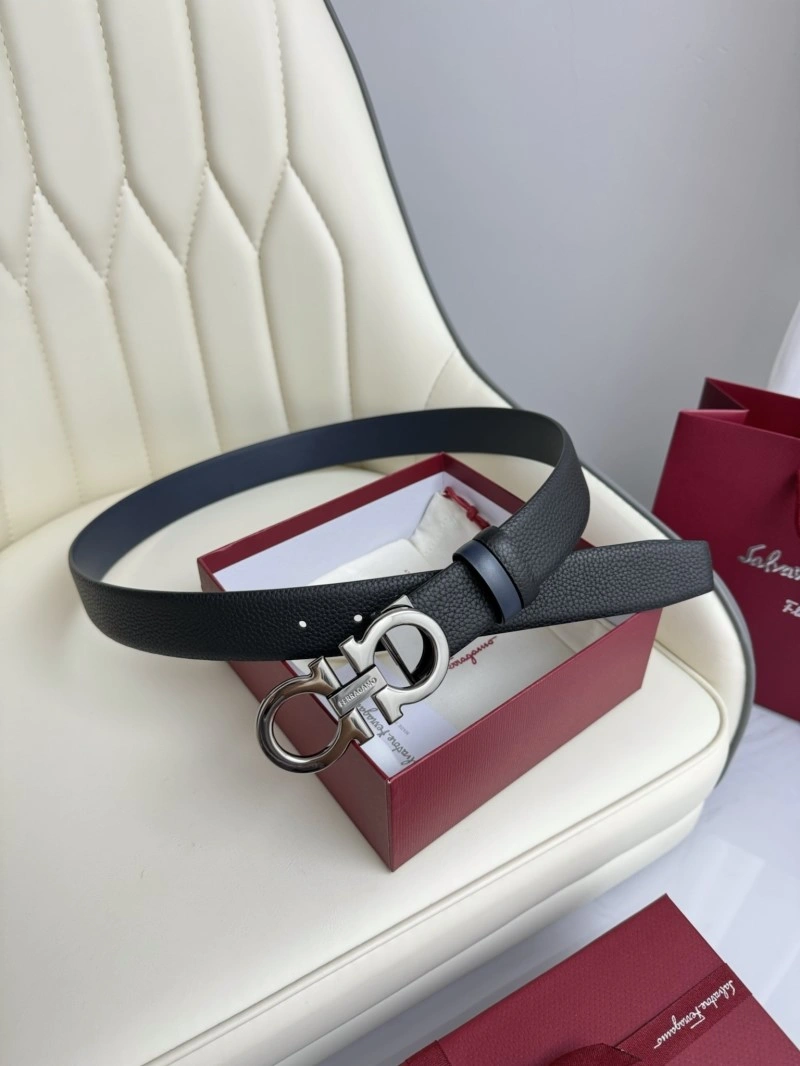 Brand-authenticated Ferragamo Belts
