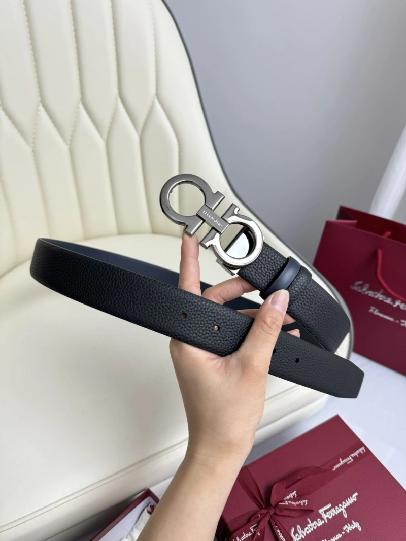 Brand-authenticated Ferragamo Belts