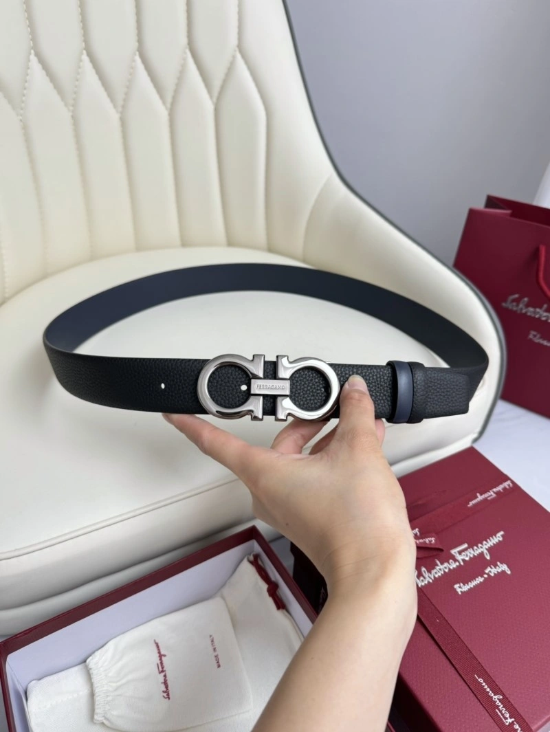 Brand-authenticated Ferragamo Belts