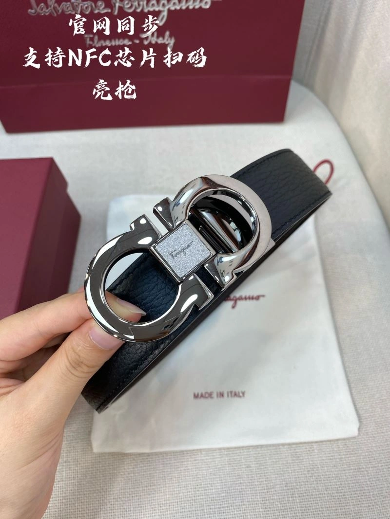 Brand-authenticated Ferragamo Belts