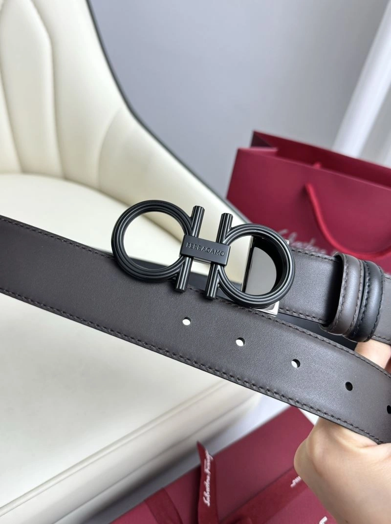 Brand-authenticated Ferragamo Belts