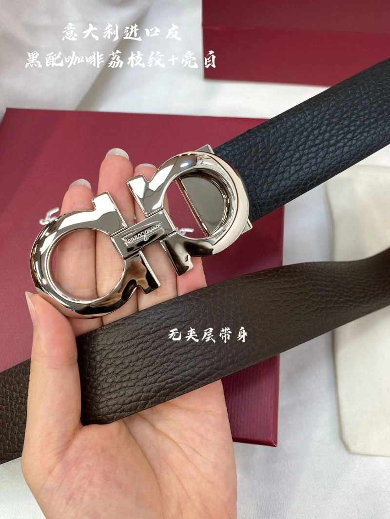 Brand-authenticated Ferragamo Belts