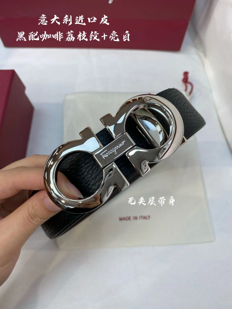 Brand-authenticated Ferragamo Belts