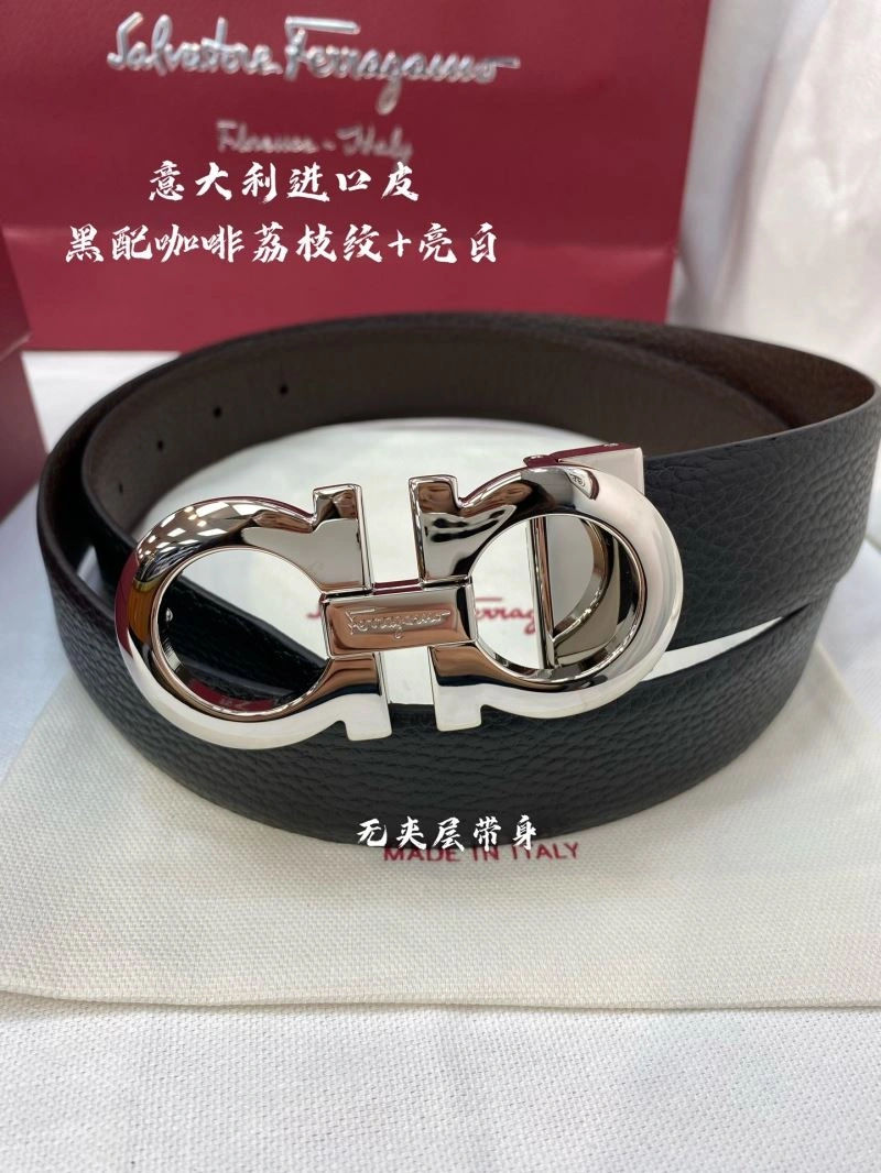 Brand-authenticated Ferragamo Belts