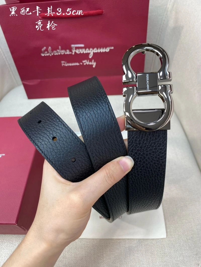 Brand-authenticated Ferragamo Belts