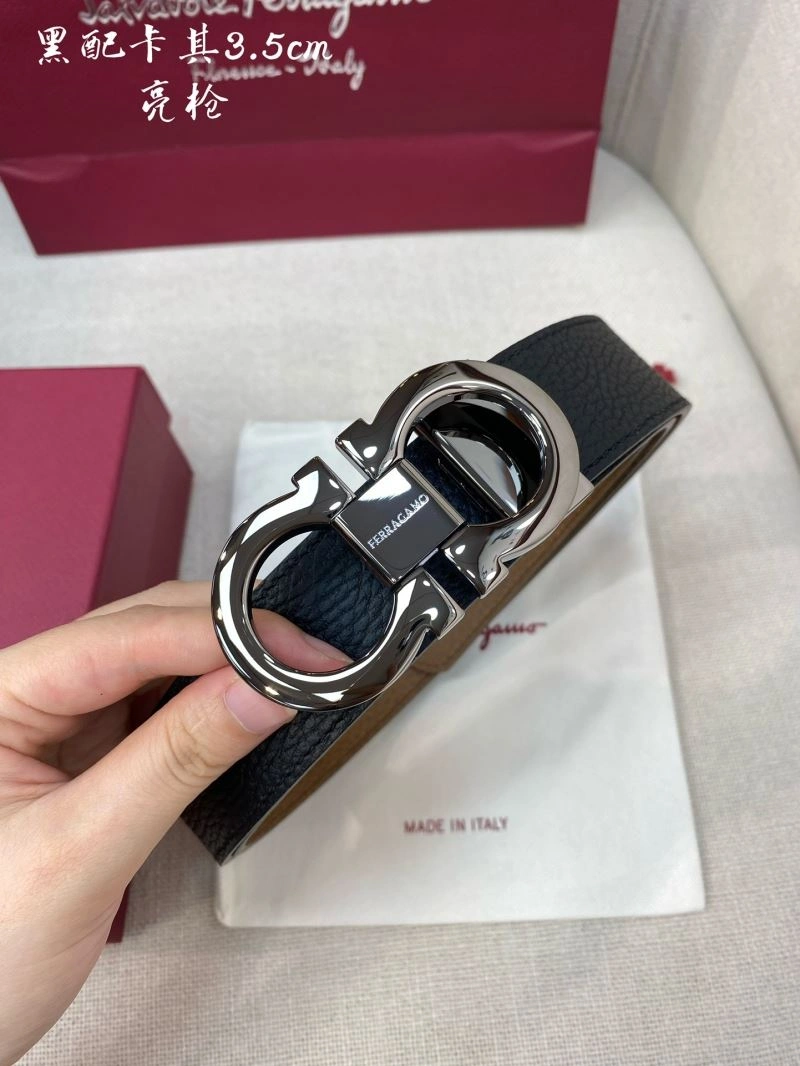 Brand-authenticated Ferragamo Belts