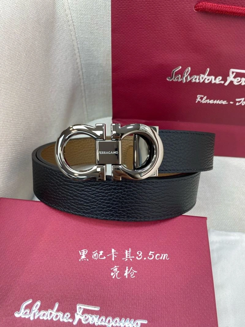 Brand-authenticated Ferragamo Belts