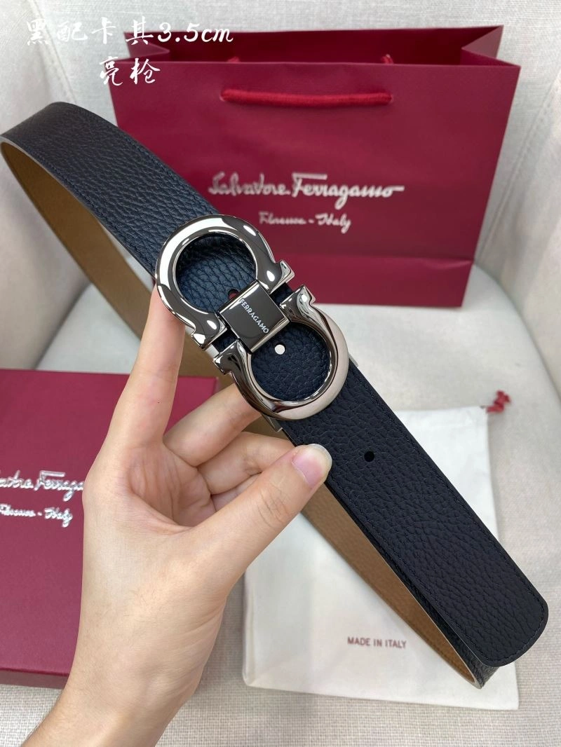 Brand-authenticated Ferragamo Belts