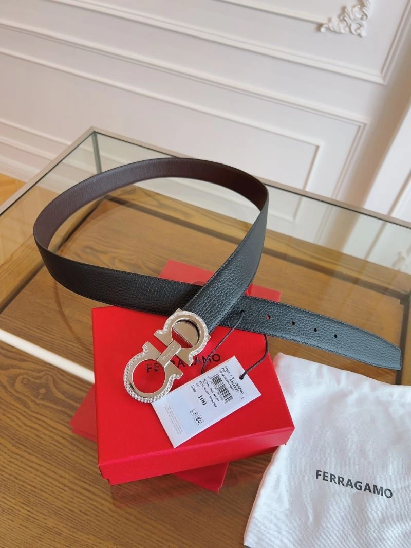 Brand-authenticated Ferragamo Belts