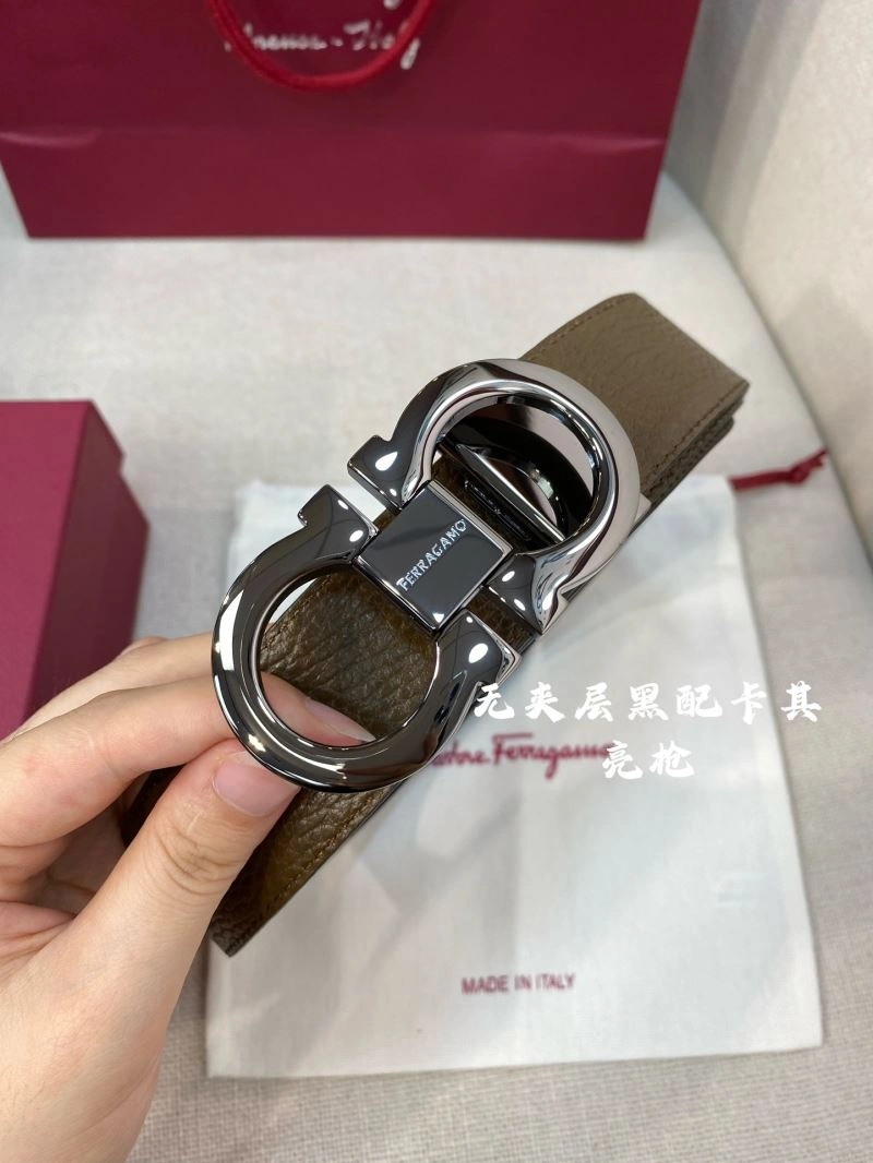 Brand-authenticated Ferragamo Belts