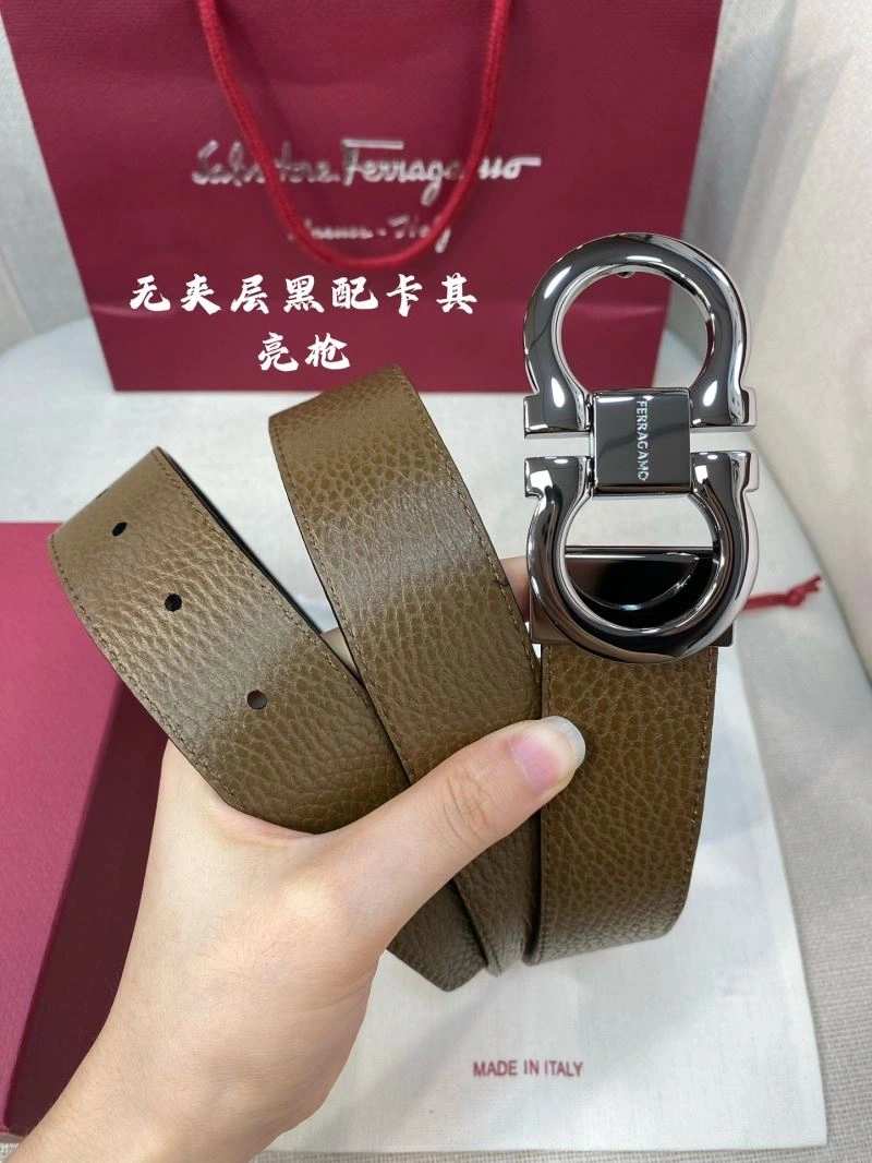 Brand-authenticated Ferragamo Belts