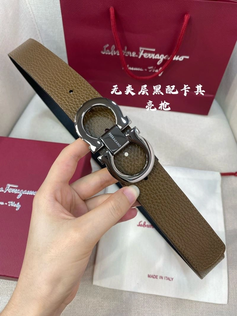 Brand-authenticated Ferragamo Belts