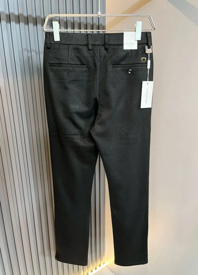 Brand-authenticated Ferragamo Long Pants
