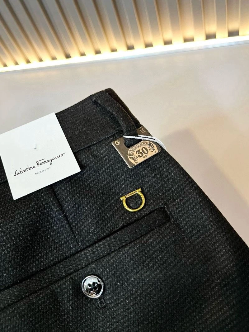 Brand-authenticated Ferragamo Long Pants