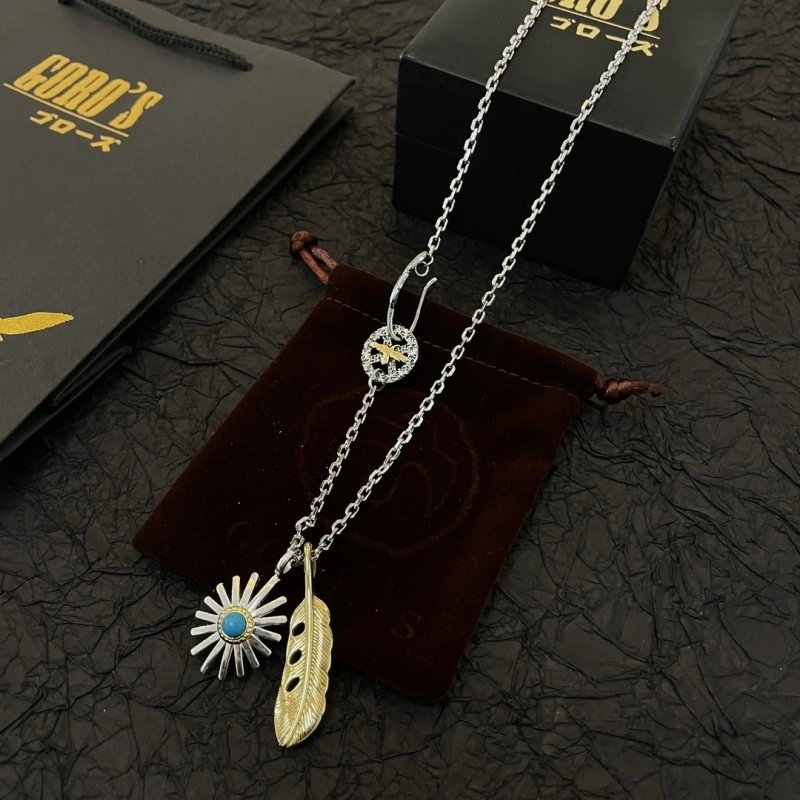 Brand-authenticated Goros Necklaces