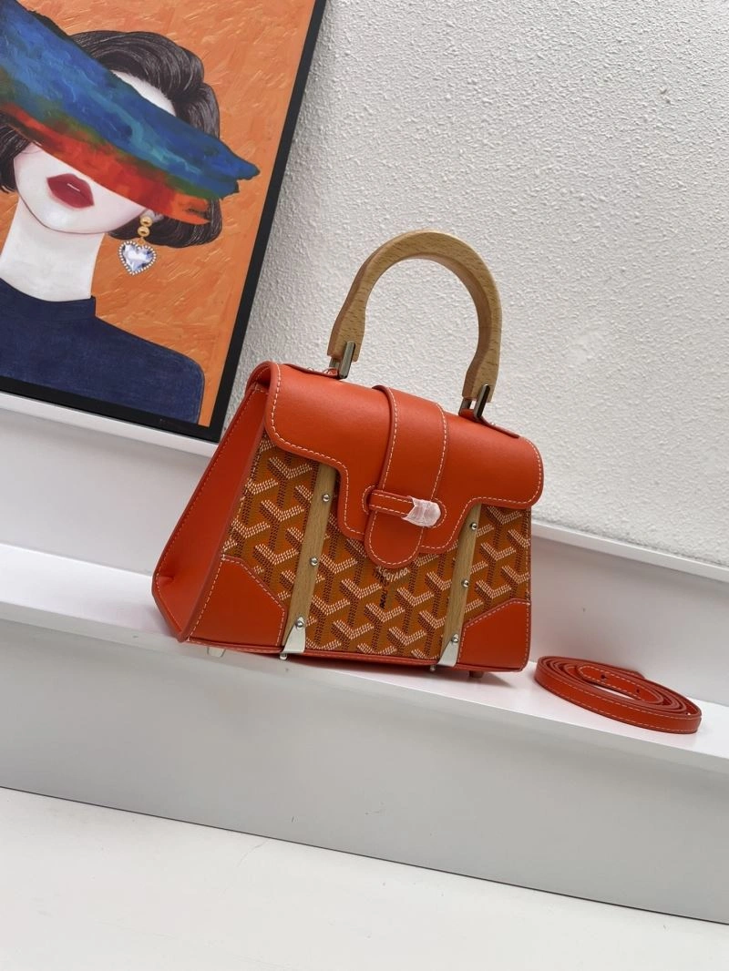 Indistinguishable Goyard Top Handle Bags