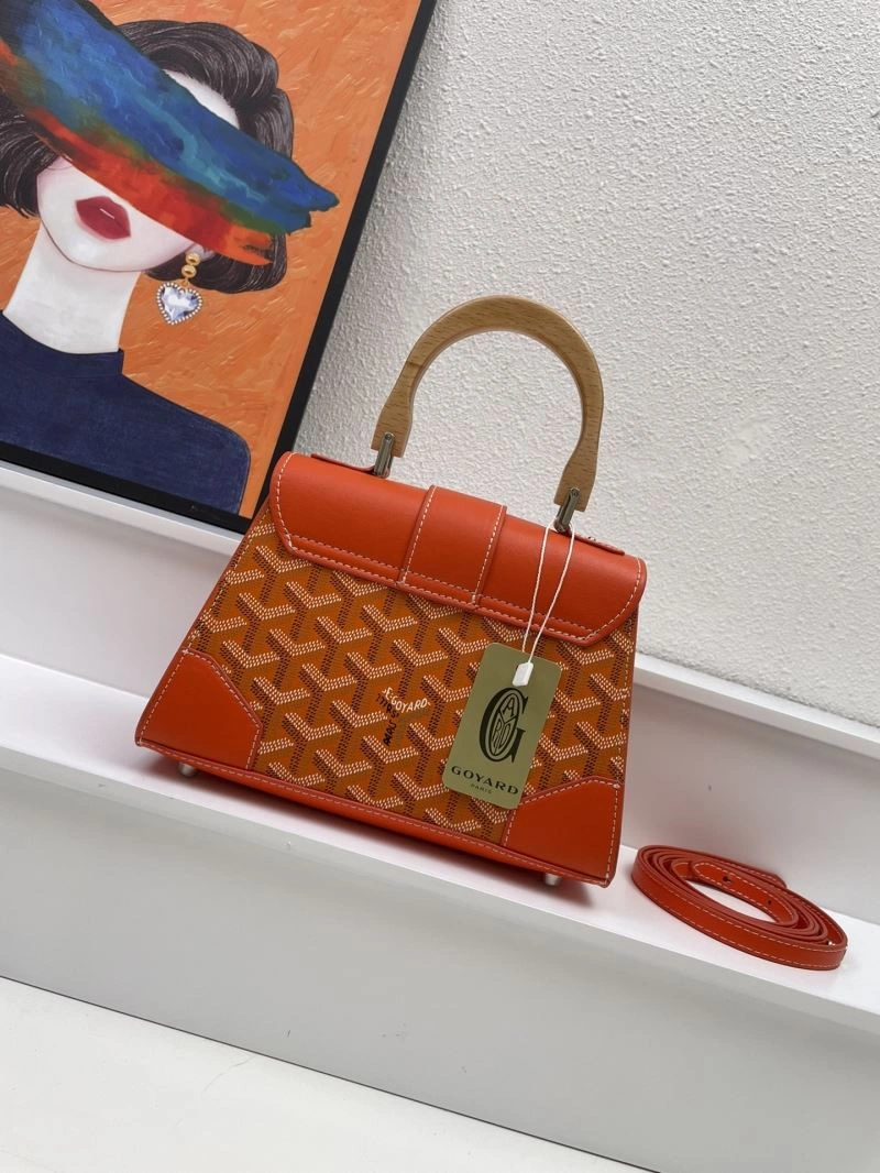 Indistinguishable Goyard Top Handle Bags