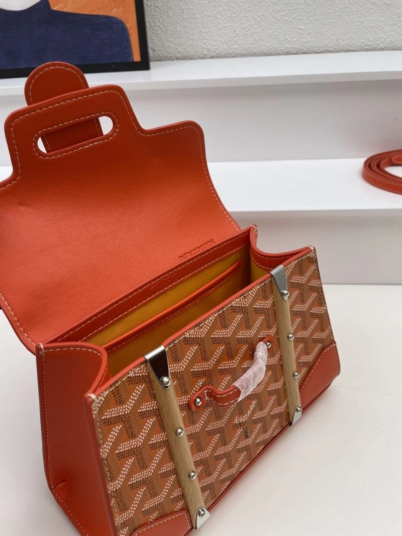 Indistinguishable Goyard Top Handle Bags