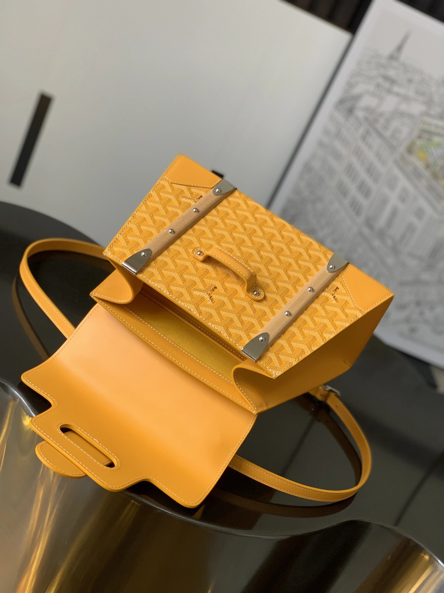 Indistinguishable Goyard Top Handle Bags