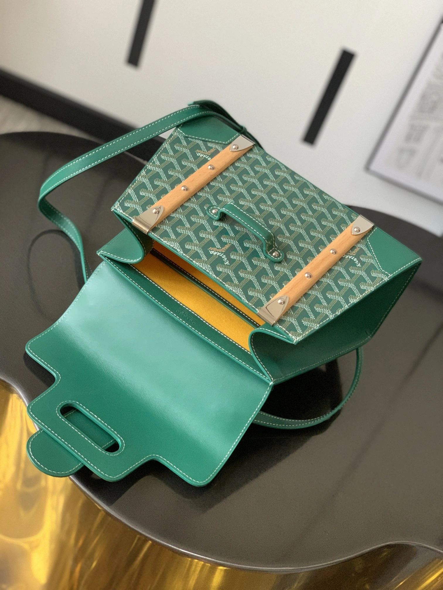 Brand-authenticated Goyard Top Handle Bags