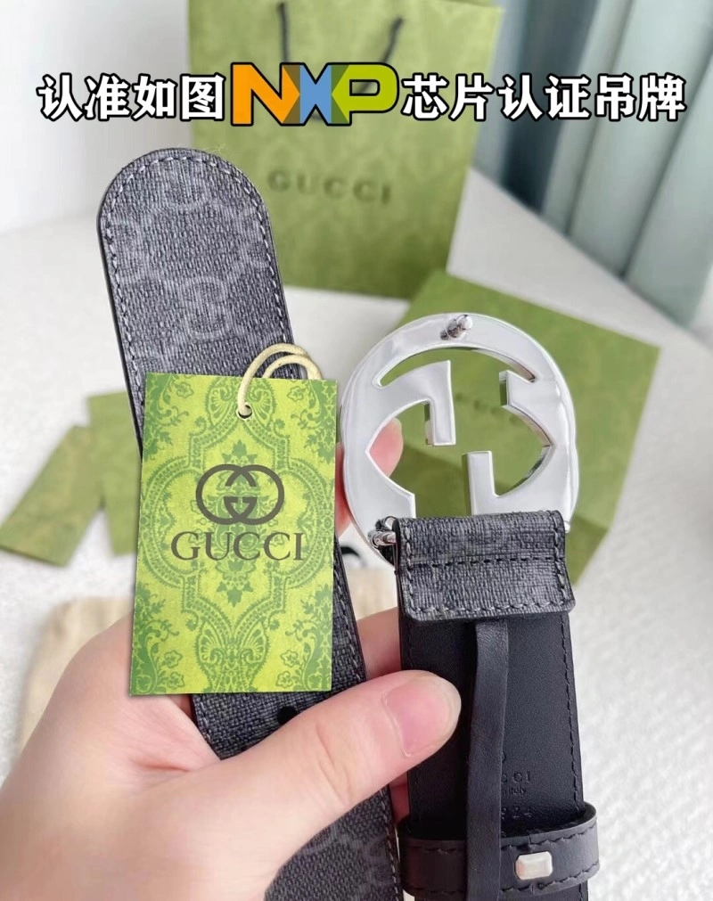 Brand-authenticated Gucci Belts