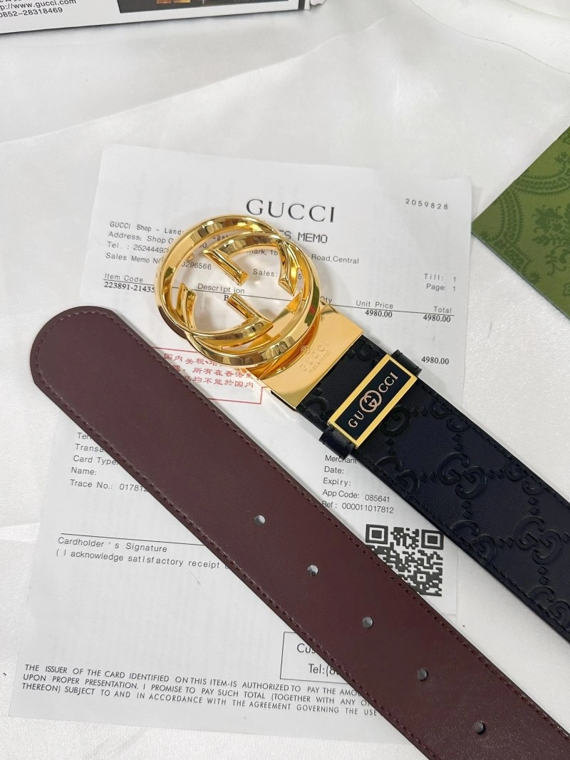 Accurate model Gucci Belts
