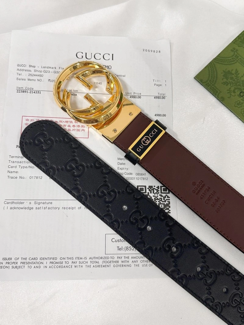 Accurate model Gucci Belts