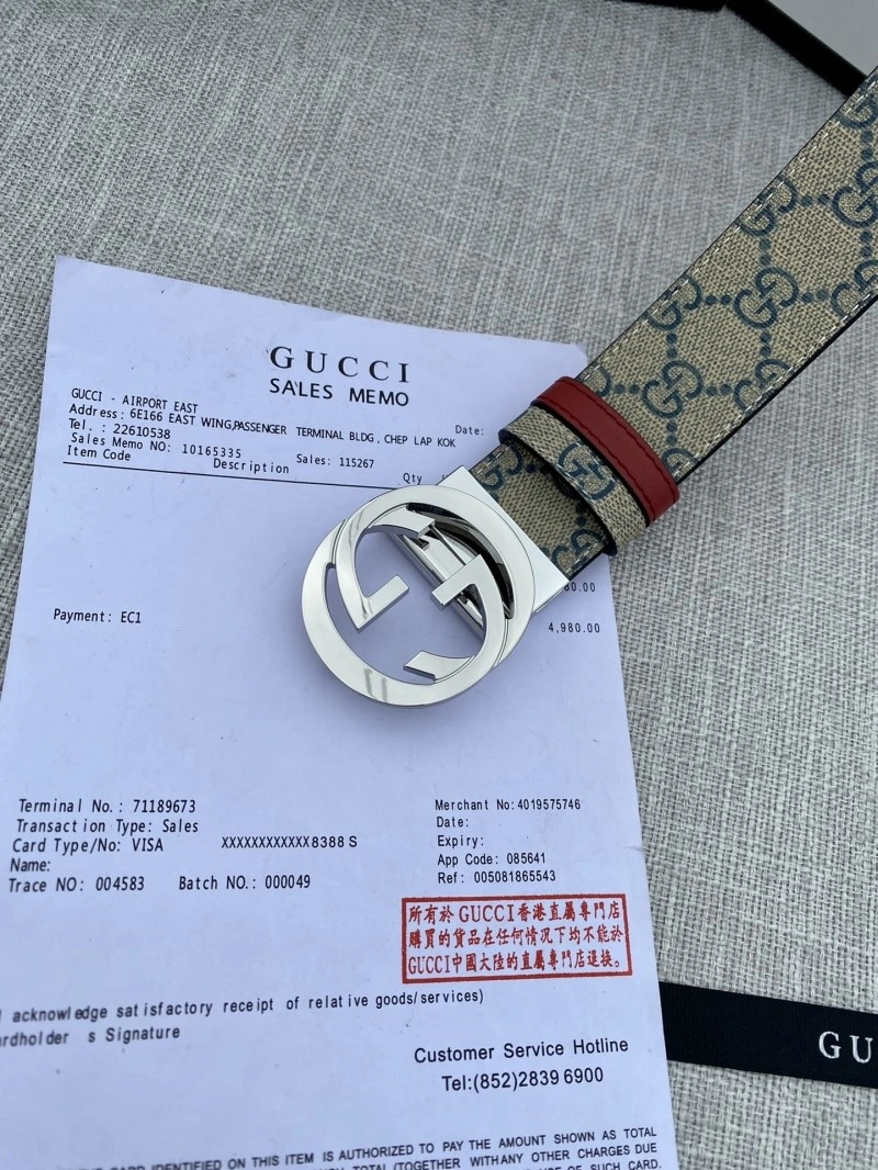 Genuine Gucci Belts