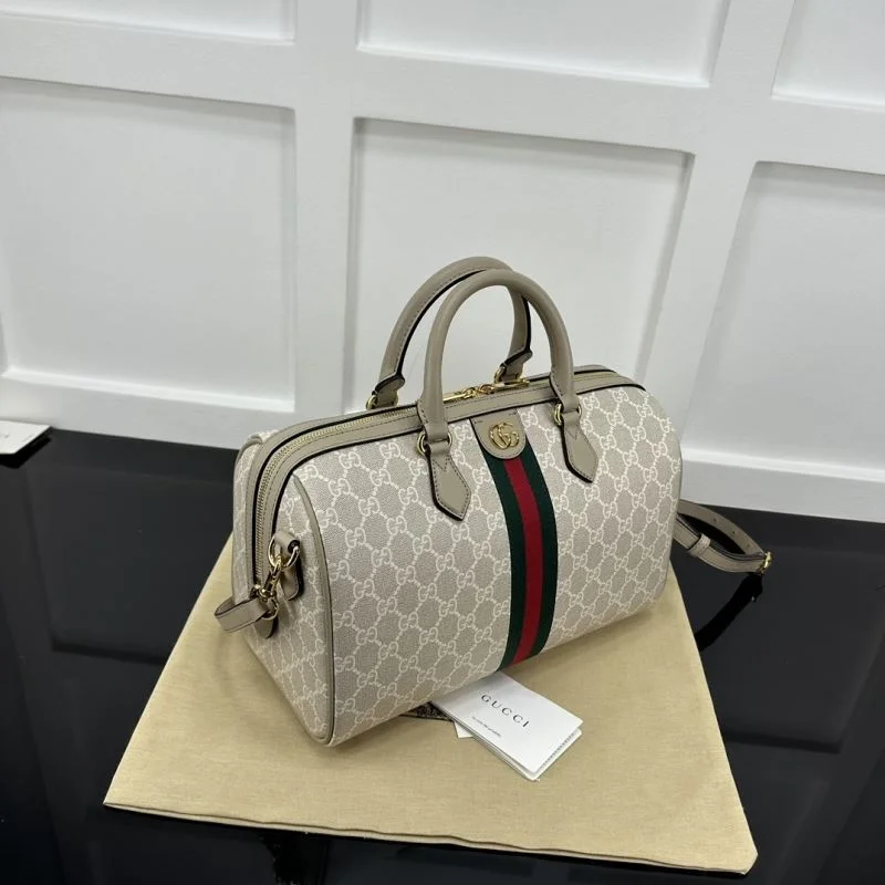 Brand-authenticated Gucci Boston Bags