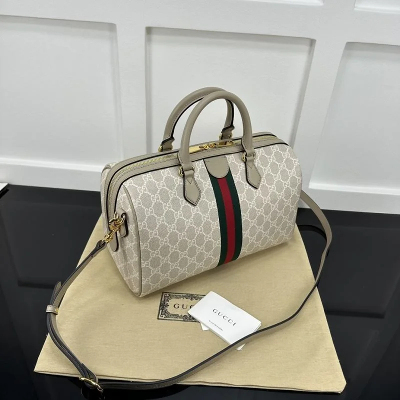 Brand-authenticated Gucci Boston Bags
