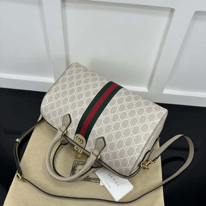 Brand-authenticated Gucci Boston Bags