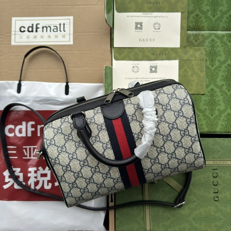 Brand-authenticated Gucci Boston Bags