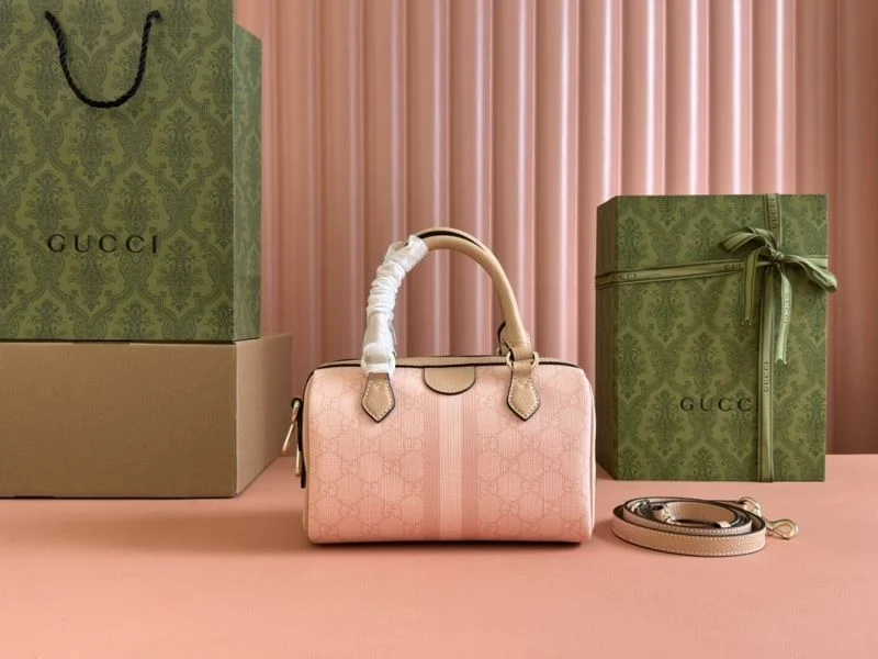 Brand-authenticated Gucci Boston Bags