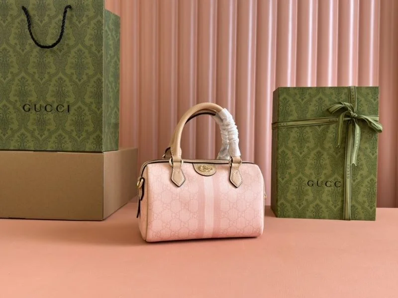 Brand-authenticated Gucci Boston Bags