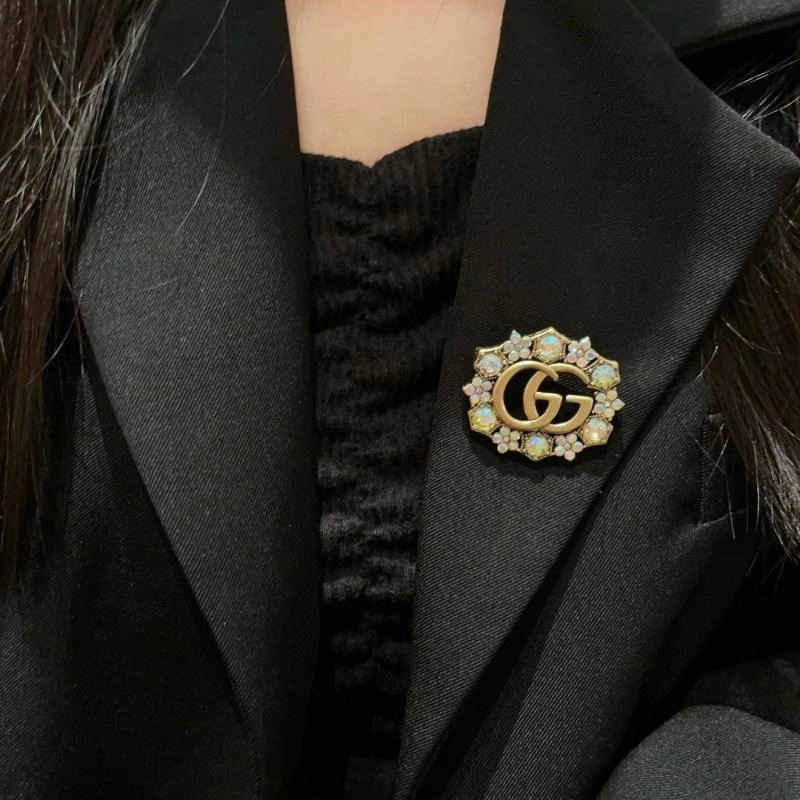 Brand-authenticated Gucci Brooches
