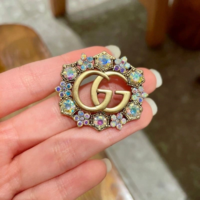 Brand-authenticated Gucci Brooches